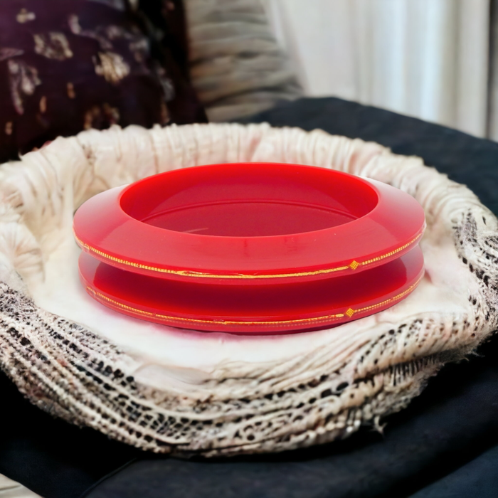 Red - A Perfect Bangoli Style — Sahajanand Ornaments